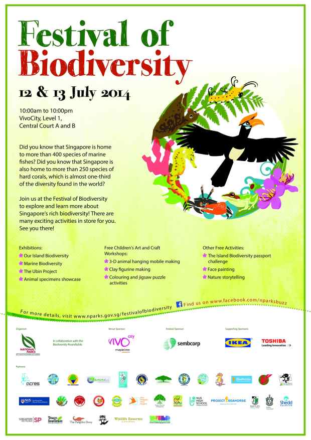Mark your calendars: The Festival of Biodiversity is coming! | Lee Kong ...